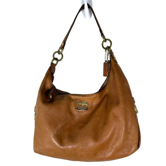Coach | Bags | Coach 434 Madison Hailey Brown Leather Distressed ...